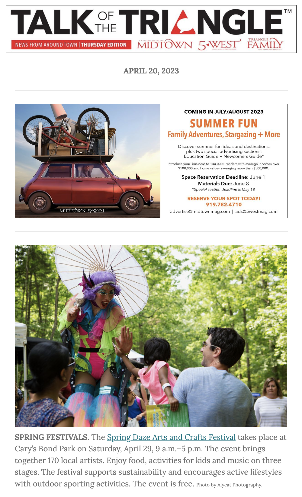 Advertising Information - 5 West Mag